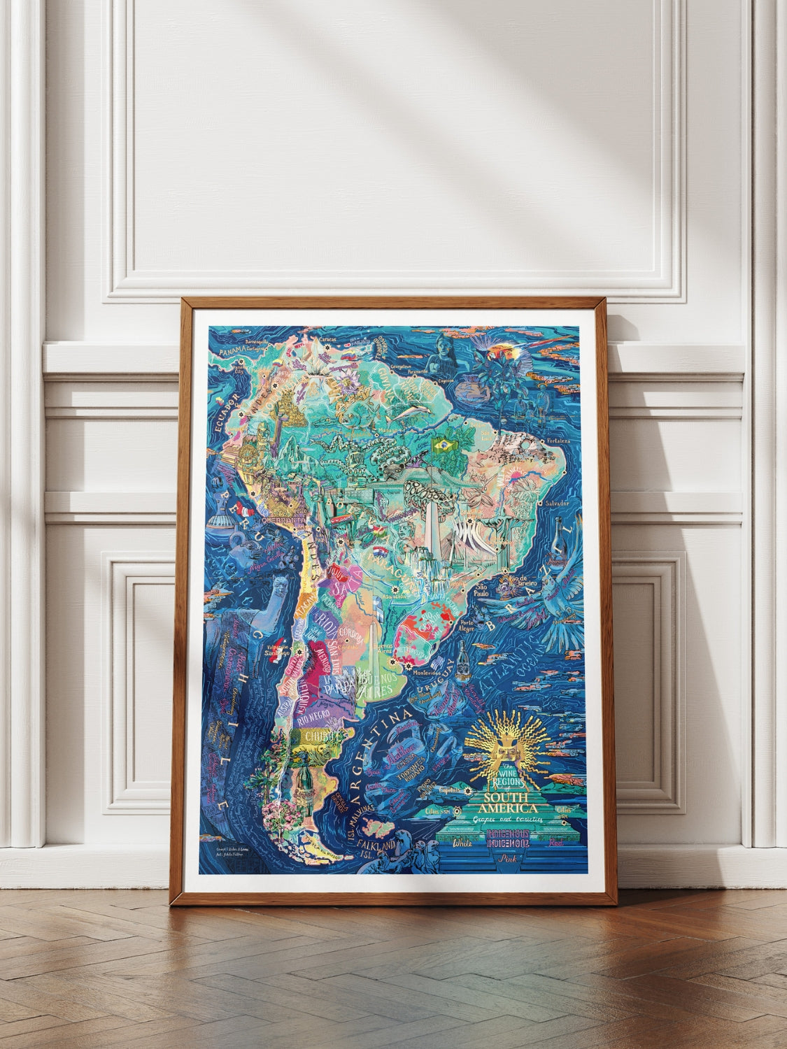 Poster - South America Wine